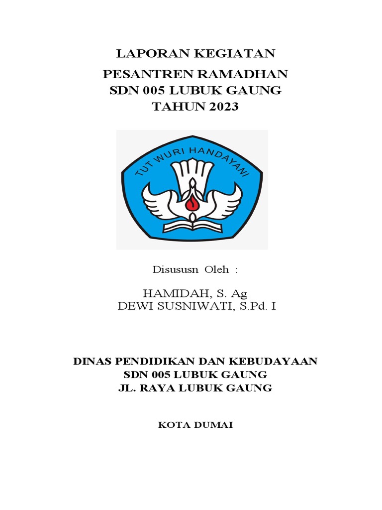 COVER Laporan Pesantren Ramadhan | PDF