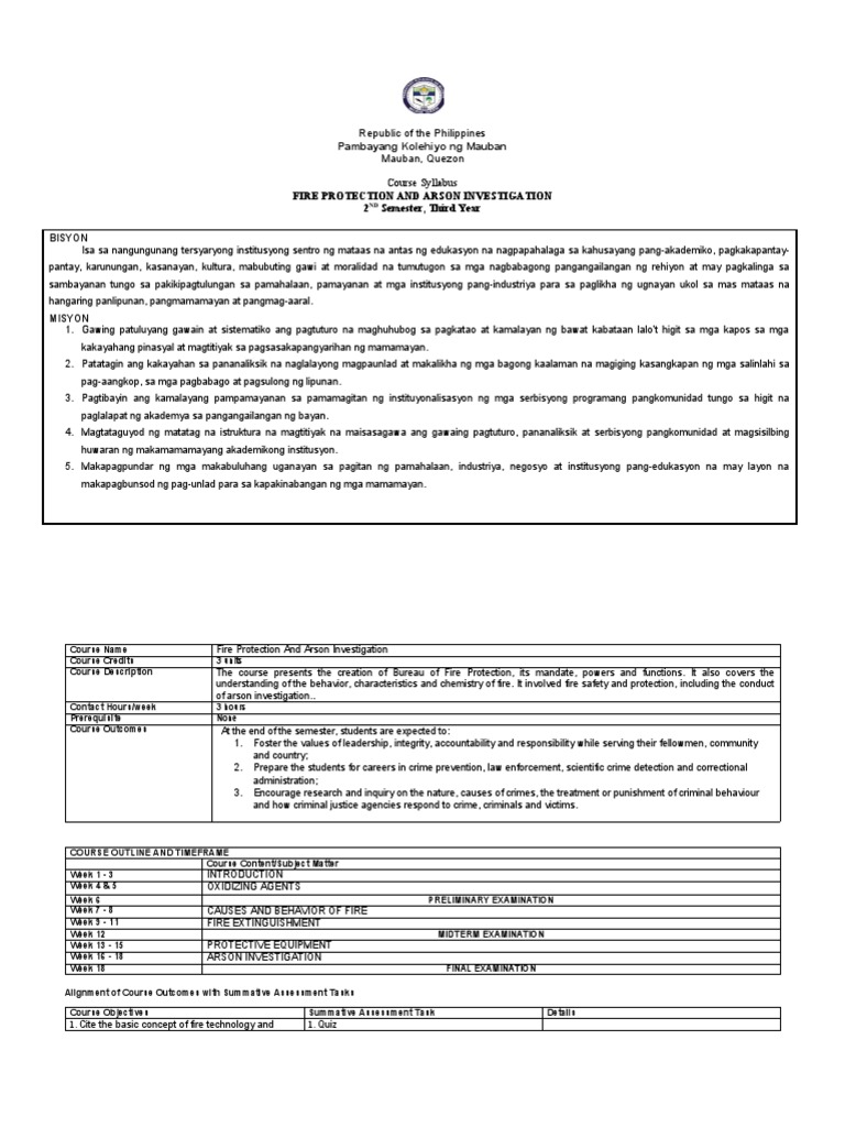 Fire Protection and Arson Investigation | PDF