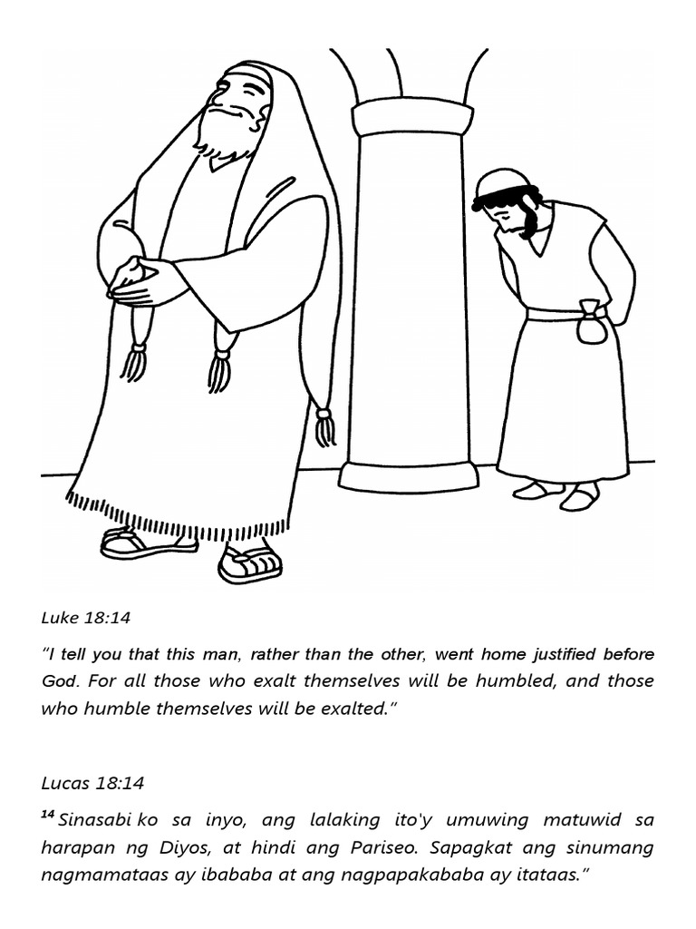 Pharisee and The Tax Collector | PDF