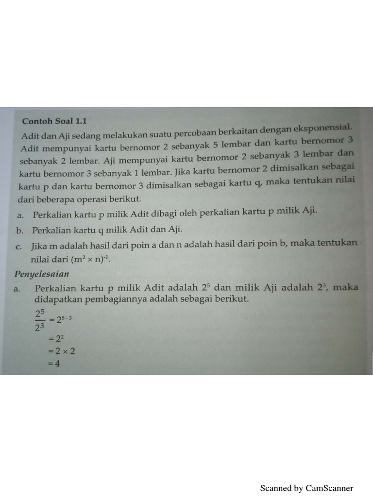 (Template) Contoh Soal 1.1 | PDF