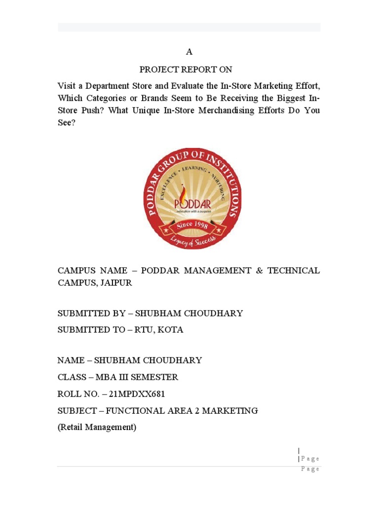 Functional Area File 2 Maketing Pdf