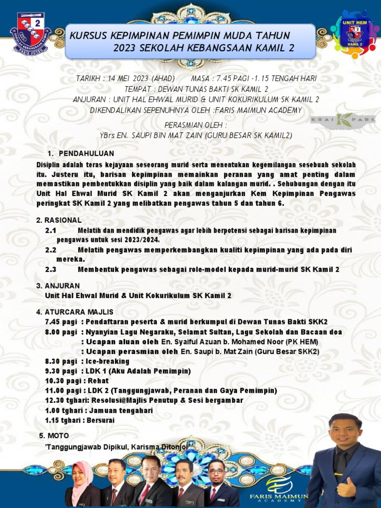 EDARAN kem kepimpinan pengawas (1) | PDF