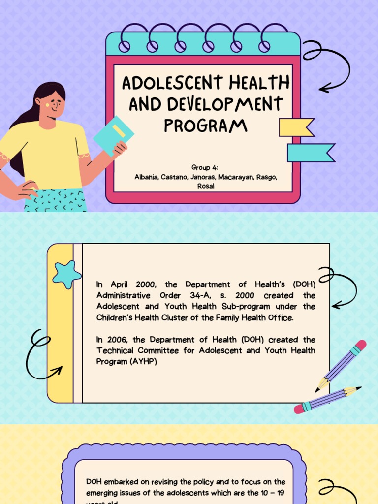 Adolescent Health and Development Program | PDF | Adolescence | Health Care