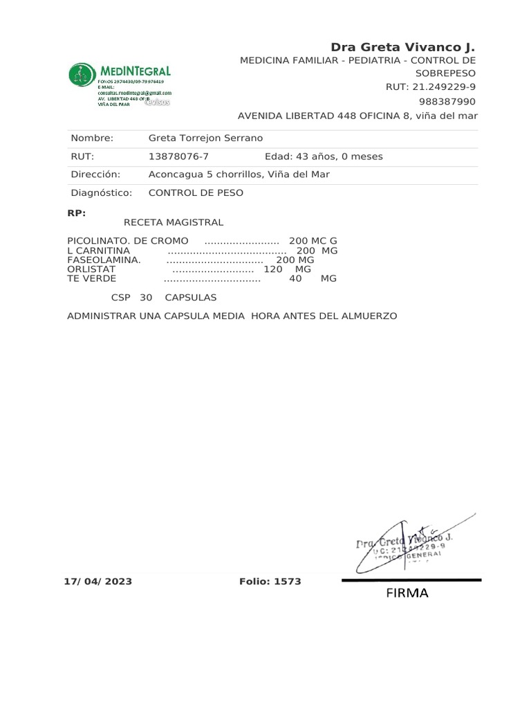 Receta 230421 103806 | PDF