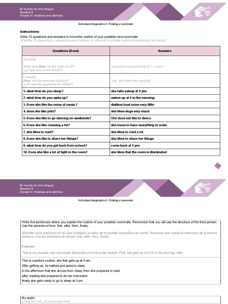 Finding the Perfect Roommate: Questions to Determine Daily Habits and ...