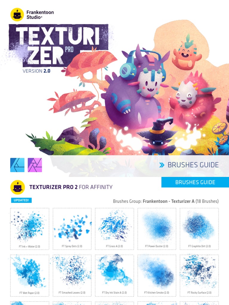 Texturizer Pro 2 - Brushes Guide | PDF