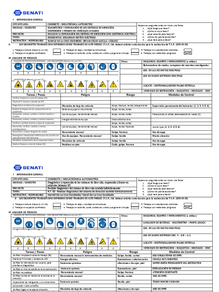 ATS 1 y 2 | PDF | Vehículos terrestres | Vehículo de motor