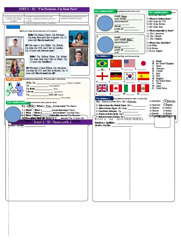 Unit 1 - Reading 2 - 5°ciclo Vii - 2023 | PDF