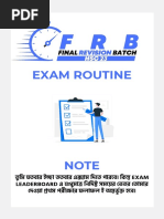 FRB Routine Work Done, 2025 | PDF