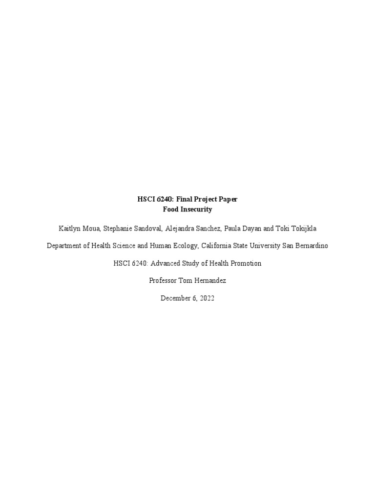 Final Project Paper 1 | PDF