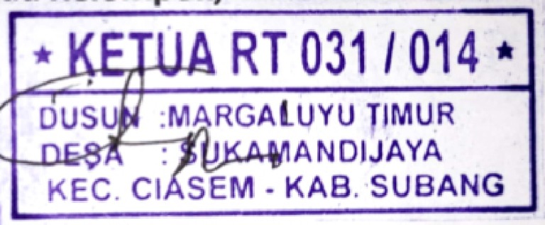 Scan Stempel KTP | PDF