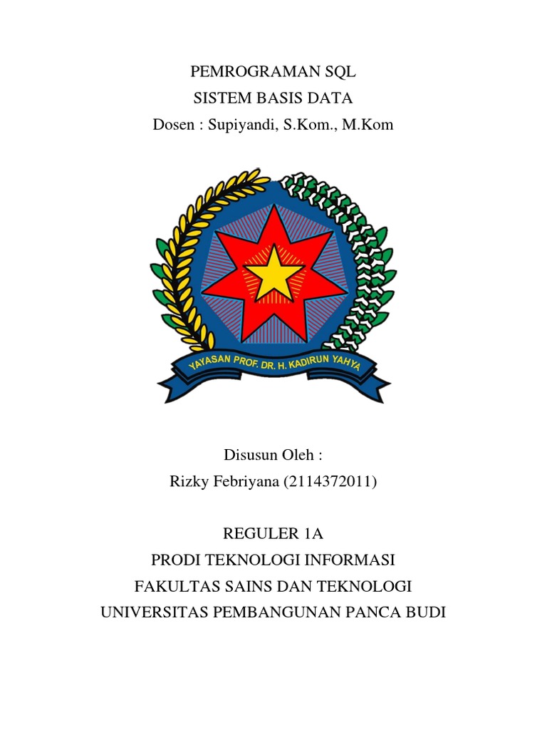 Sistem Basis Data dan Komponennya | PDF