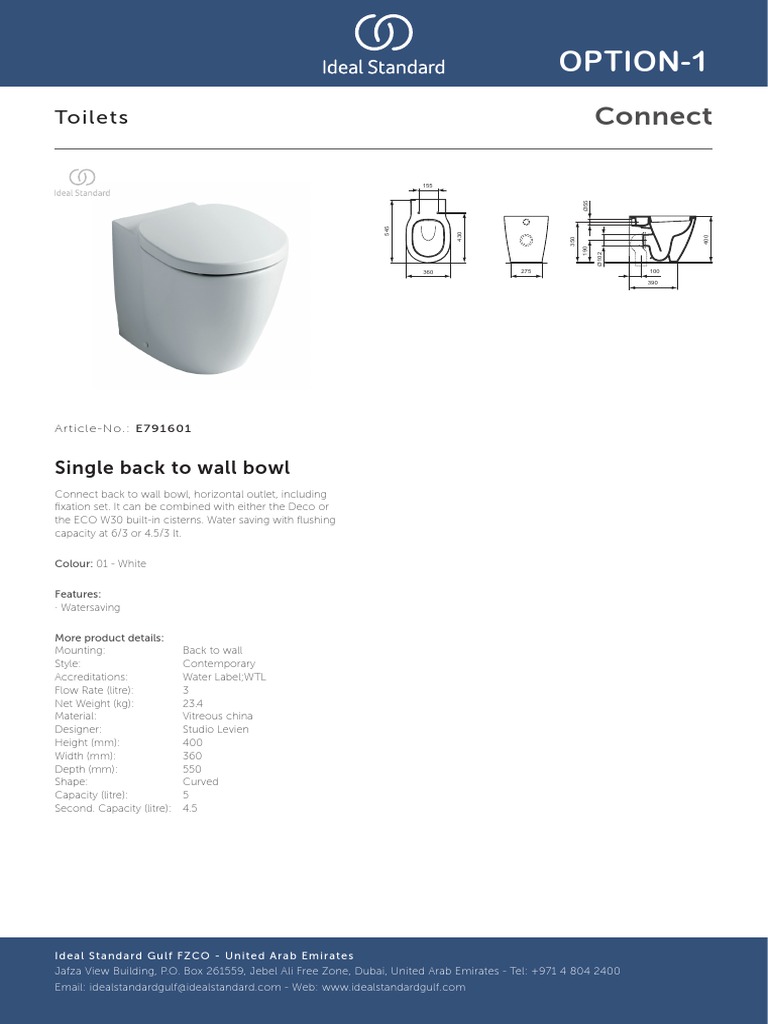 Back To Wall WCS | PDF