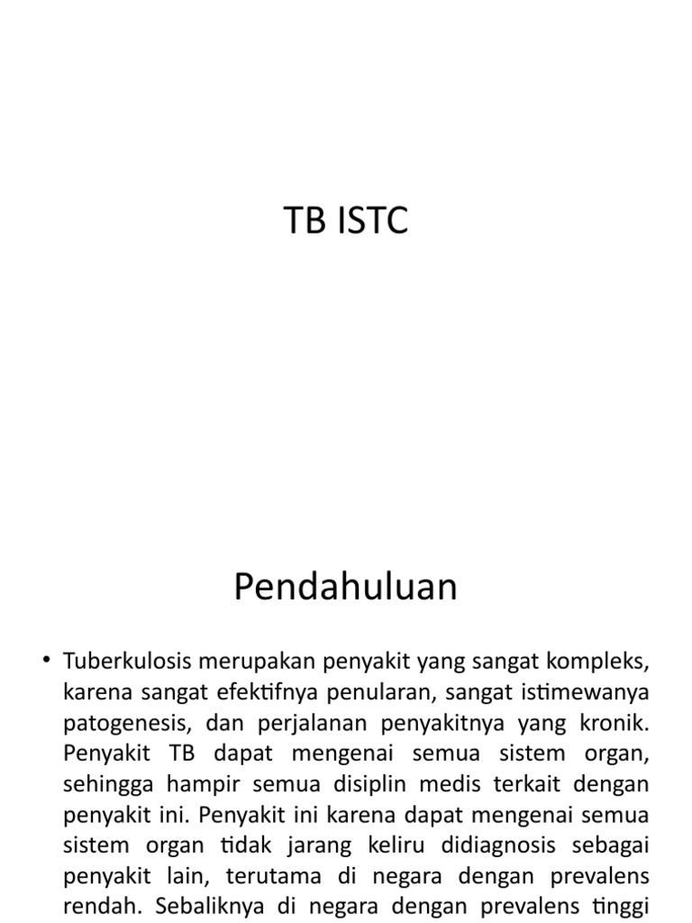 TB Istc | PDF