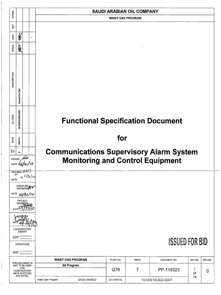 FSD - CSAS Monitoring and Control Equipment | PDF FSD - CSAS Monitoring and Control Equipment | PDF