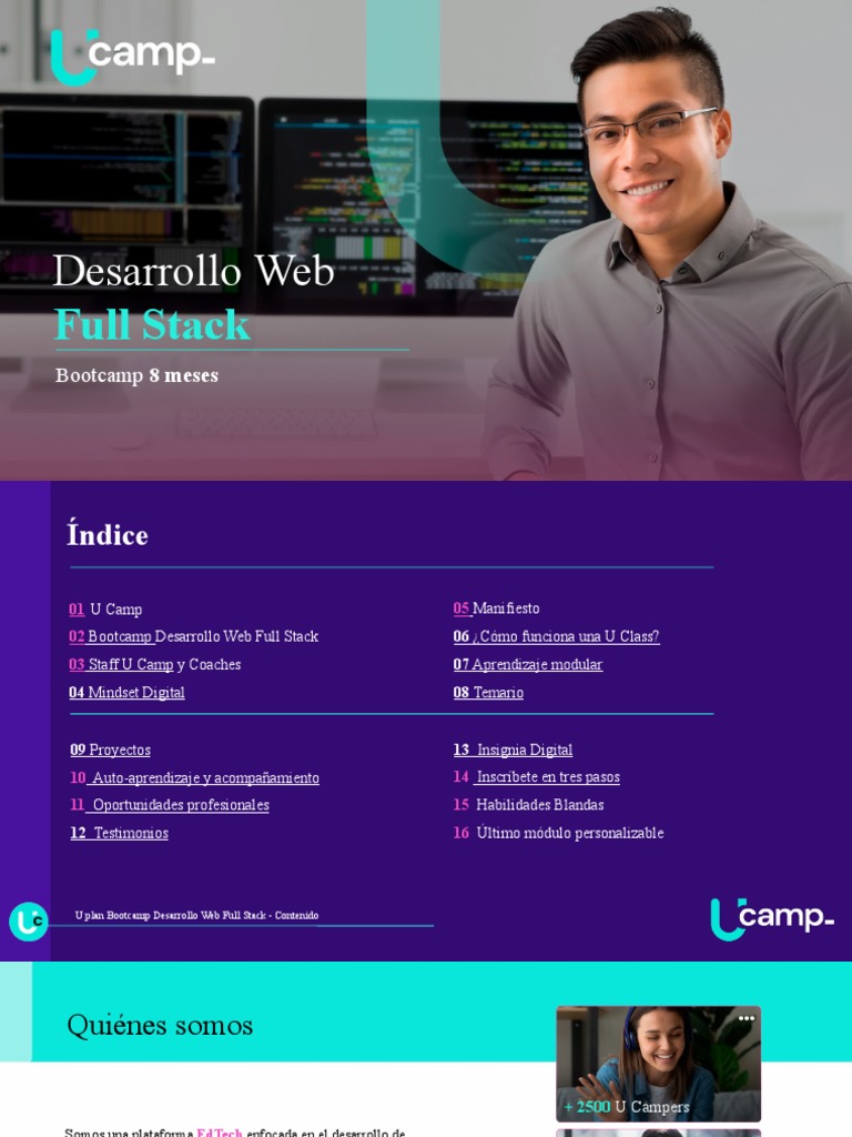U Plan - Desarrollo Web Fullstack-Propuesta | PDF | Script Java | Red mundial