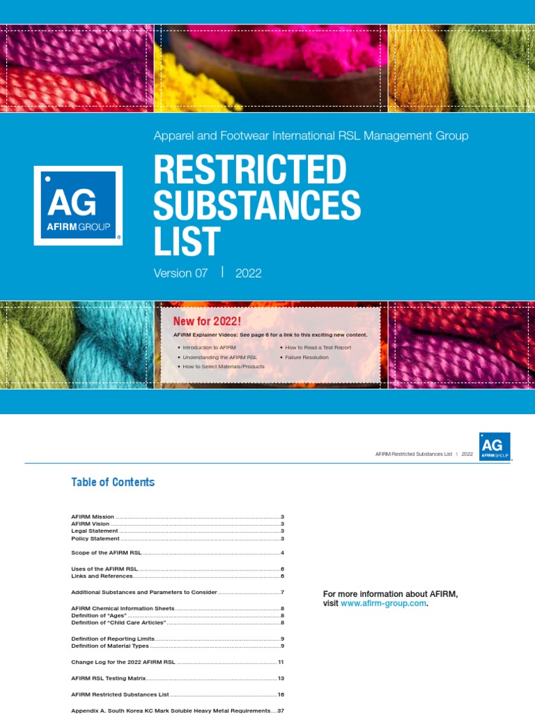 2022 Afirm RSL 2022 02161 | Download Free PDF | Formaldehyde | Fibers