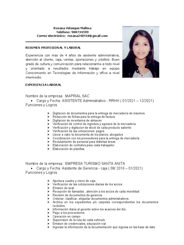 1roxana Velasque 240418 | PDF | Business | Economias