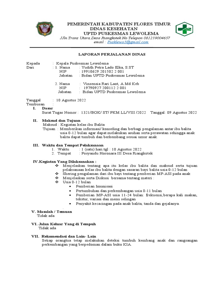 Agustus LPD Kelas Ibu Balita HR III | PDF