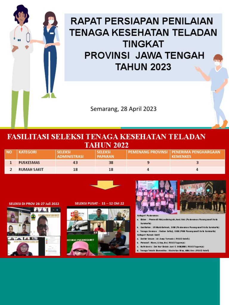 Paparan Rapat Persiapan Nakesdan 2023 | PDF | Pengembangan Diri | Kesehatan Holistik