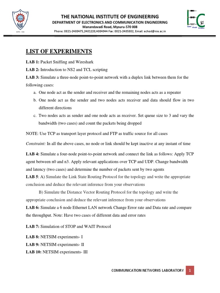 CN Lab Manual - 2021 | PDF | Computer Network | Transmission Control ... CN Lab Manual - 2021 | PDF | Computer Network | Transmission Control ...