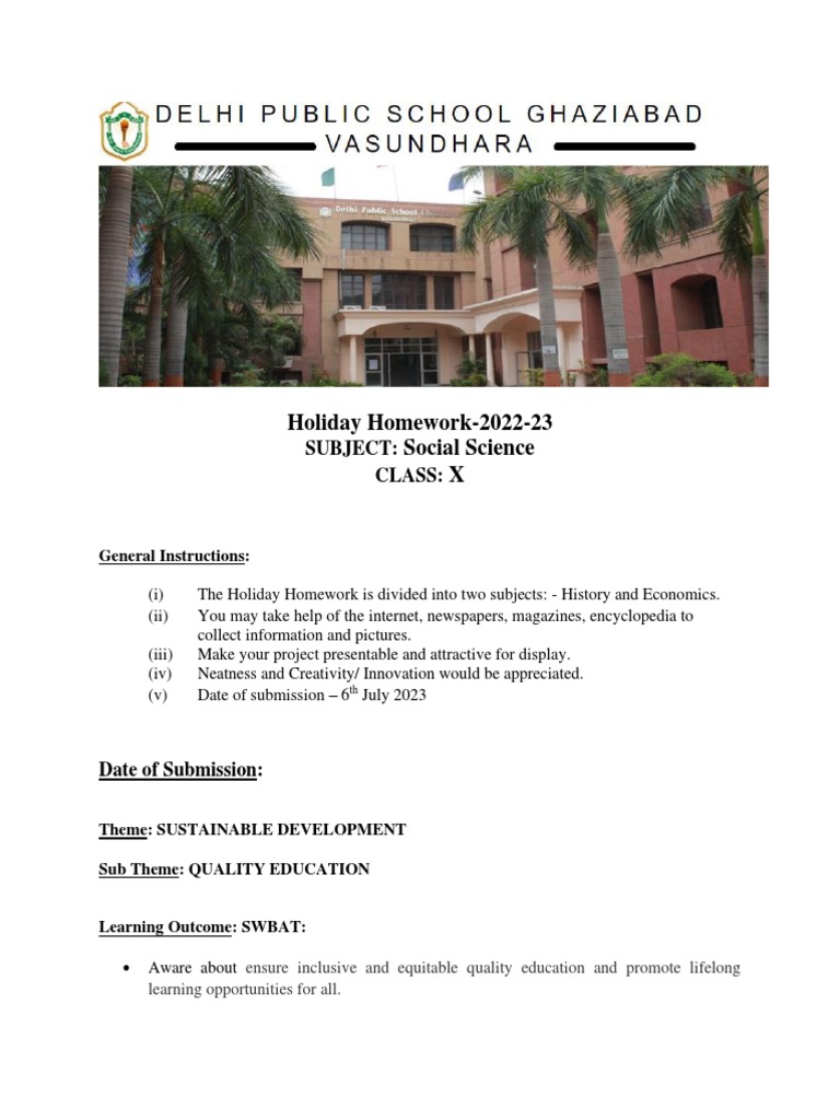 HHW - Social Science - 10 - 2022 | PDF | Banks | Learning