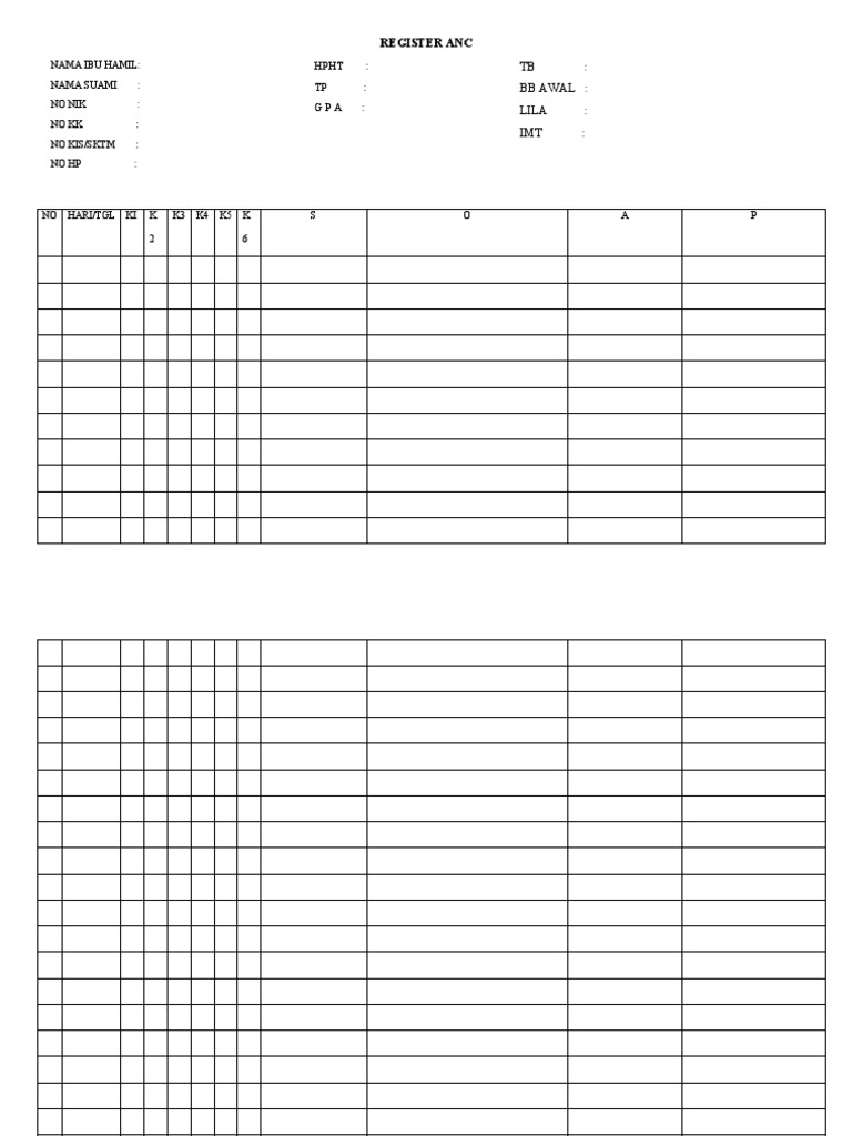Register Anc | PDF