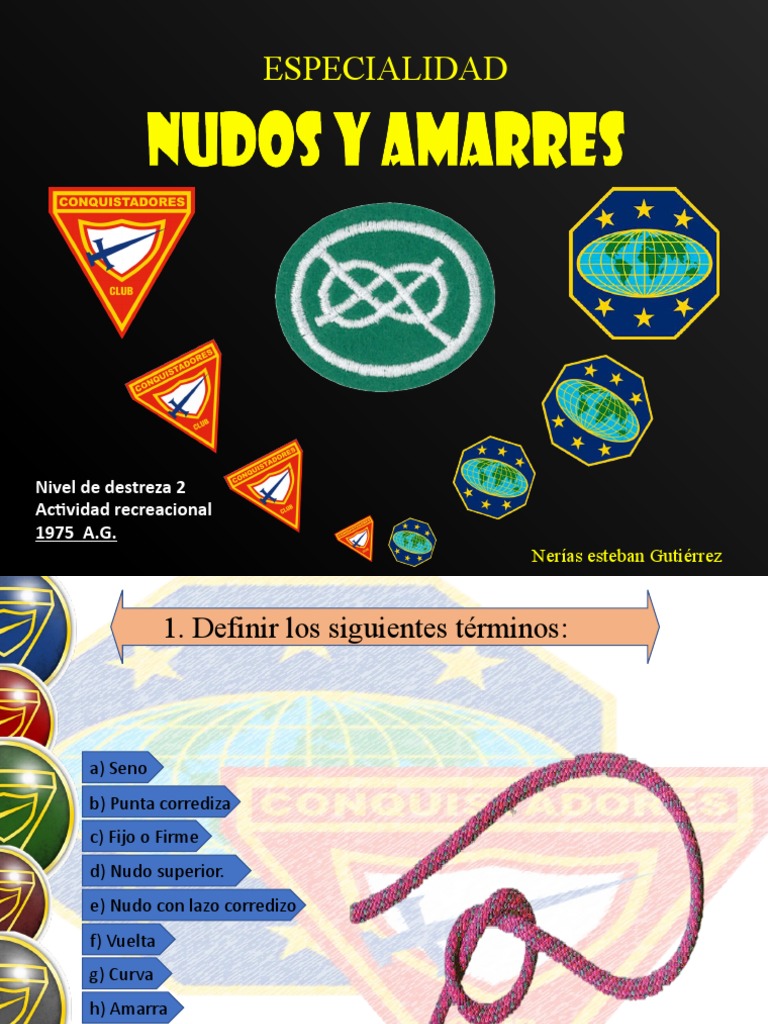 Nudos y Amarres | PDF | Nudo | Cuerda
