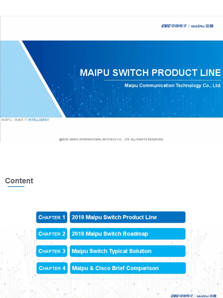 2019 Maipu Switch Product Line Introduction - V0.2 - 20190208 | PDF ...