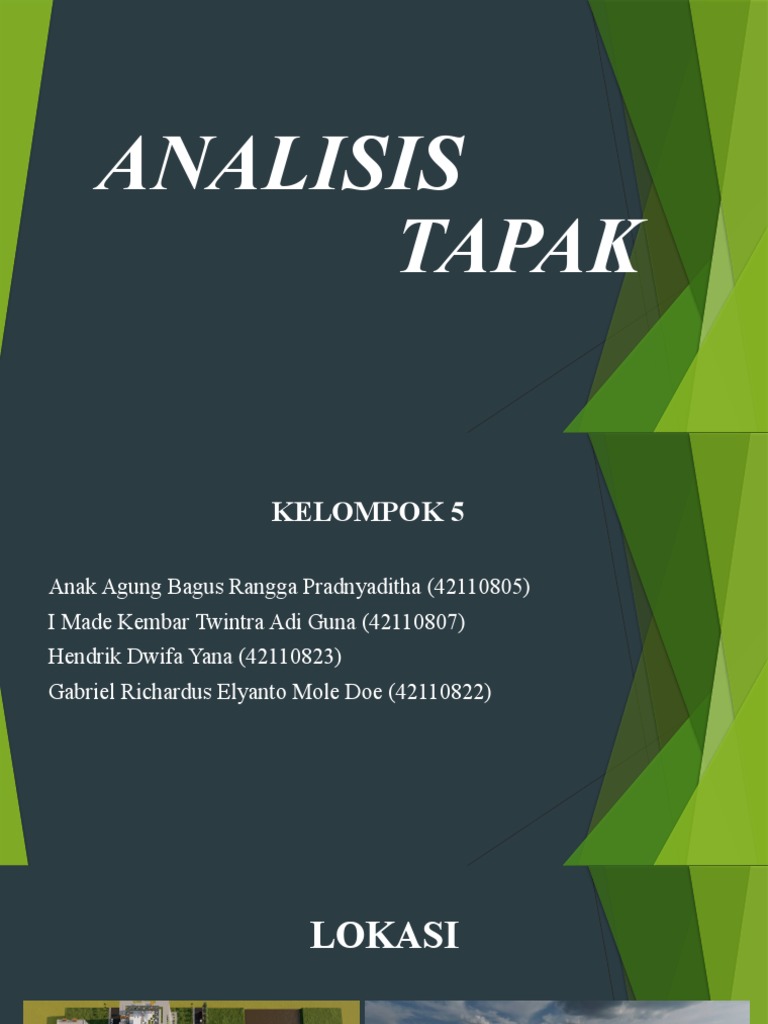 Analisis Tapak Kelompok | PDF