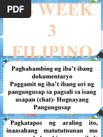 Cot Fil 5 Q3 Opinyon Katotohanan | PDF