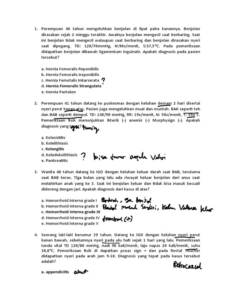 Bedah Digest Jawaban UKMPPD AGT 22 | PDF