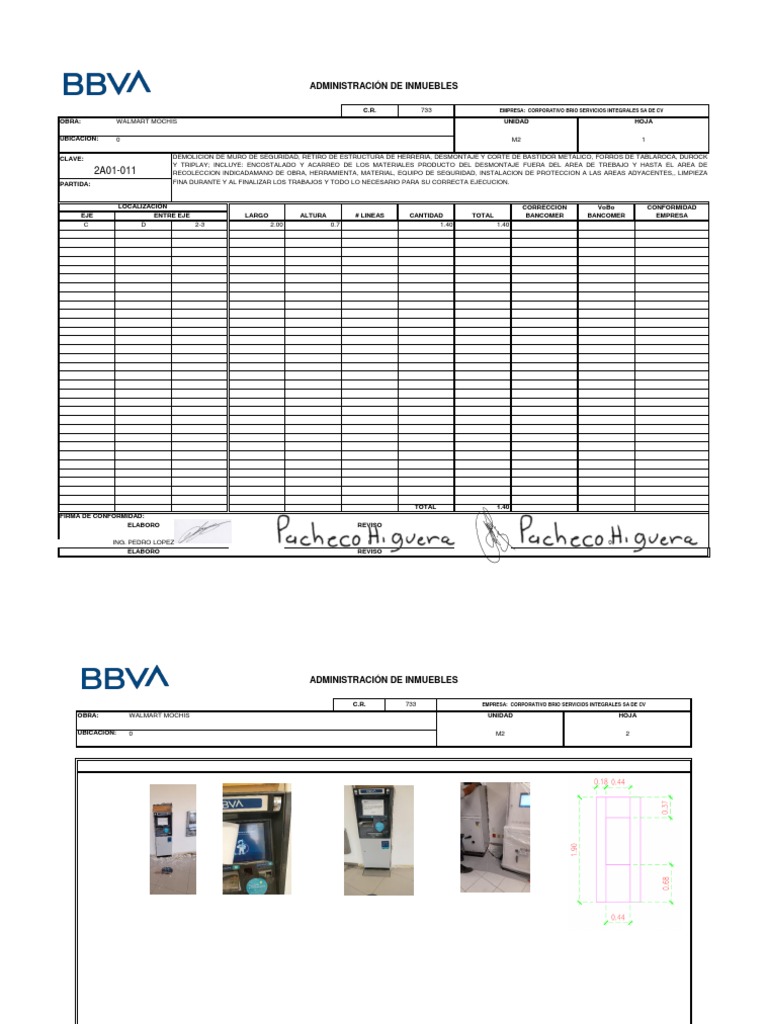 Generador CR 733 Suc Walmart Mochis - Rt1 Atm - Angel Fernando Gutierrez Ruiz | PDF