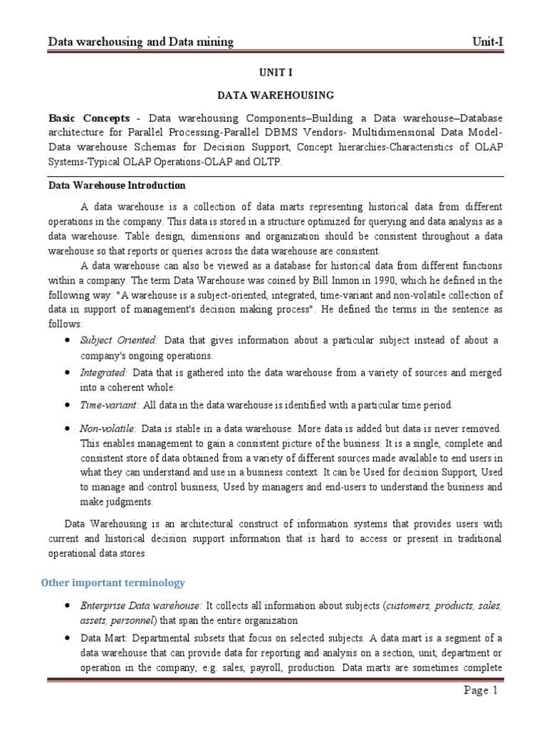 Data Warehousing Fundamentals: Components, Architecture, Benefits and ...