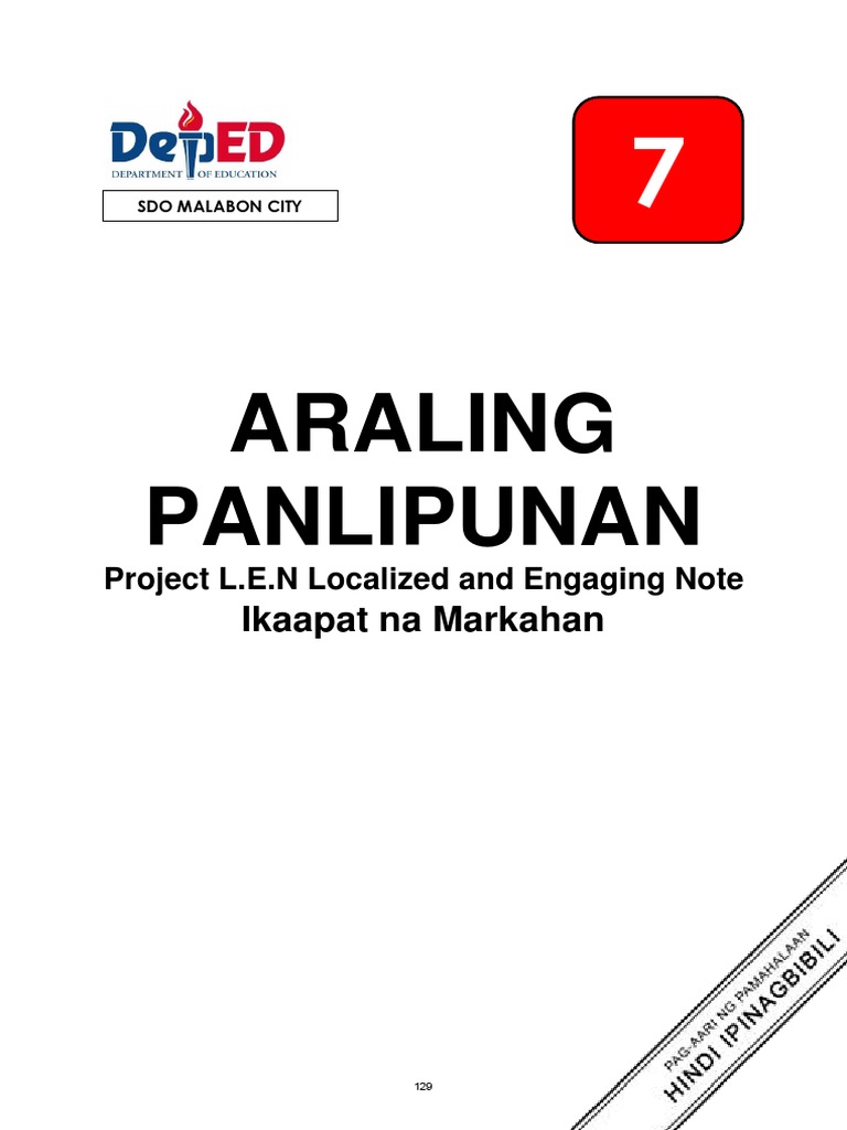 Grade7 Quarter4 Araling-Panlipunan | PDF