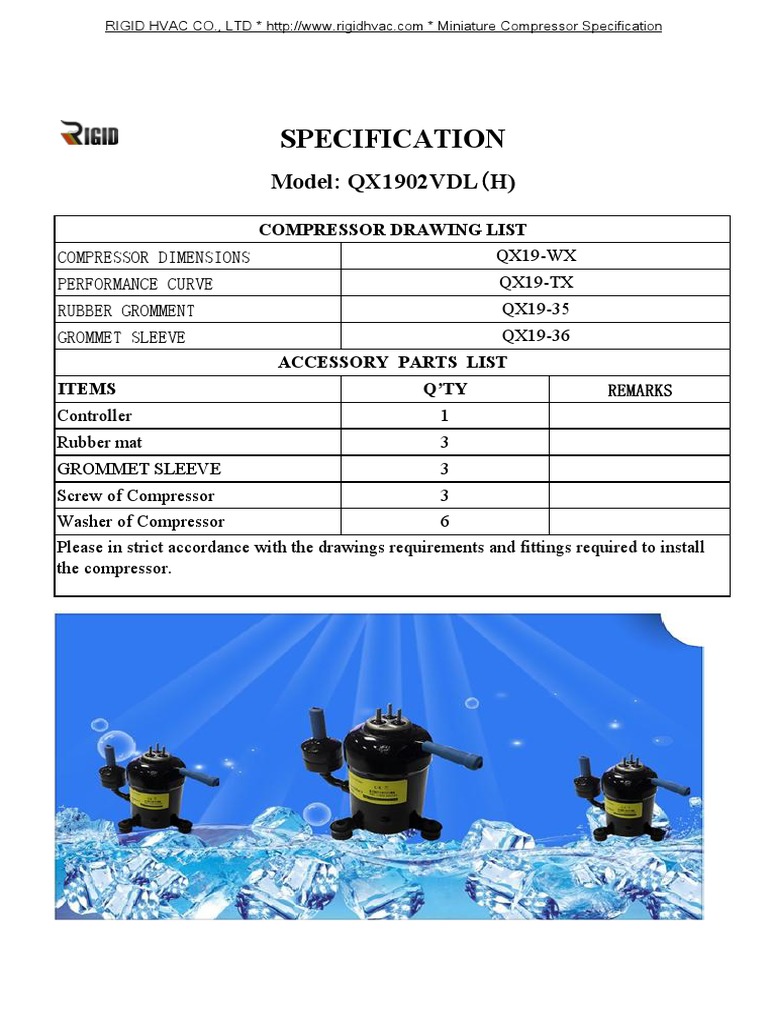 24V+QX1902VDL (H) +spec | PDF