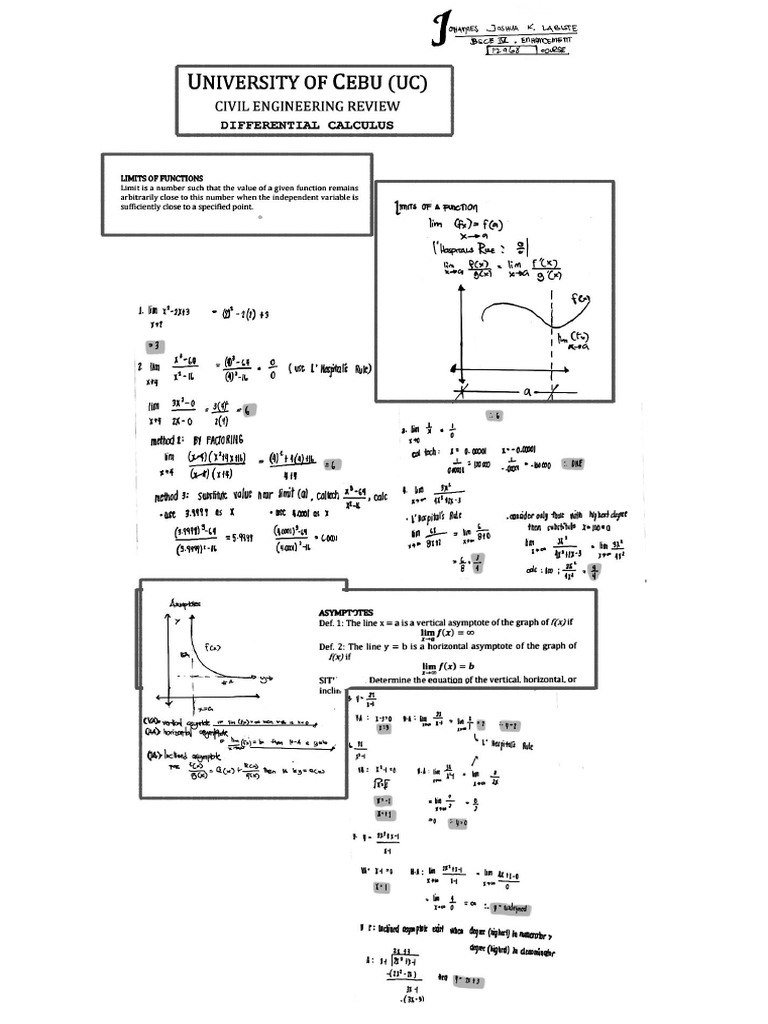 Diff Calc | PDF Diff Calc | PDF