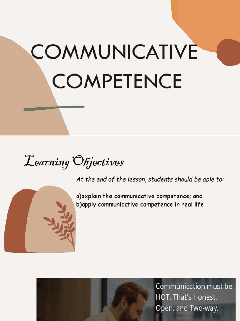 Communicative Competence Pdf