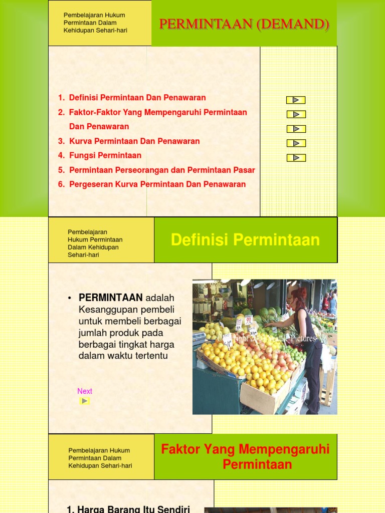 Bab 5 & 6 Permintaan Dan Penawaran Pasar | PDF