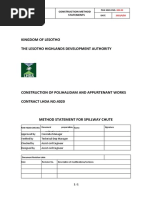 Method Statement For Road Construction Over Wetlands | PDF | Road | Wetland