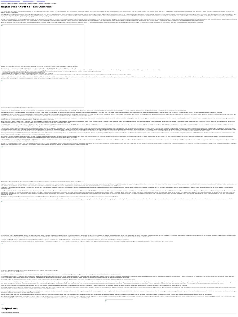 Hughes 500P - NOH-6 - NAM 64-75 | PDF