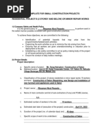Form2B CSHP Template Residential BLDG | PDF | Occupational Safety And ...