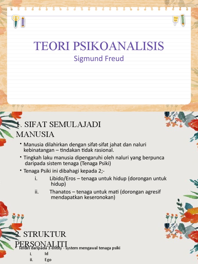 Teori Psikoanalisis | PDF