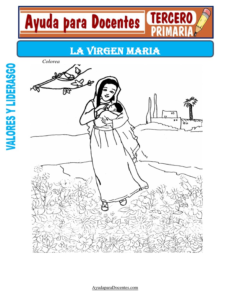 La Virgen Maria para Tercero de Primaria PDF | PDF | Poesía
