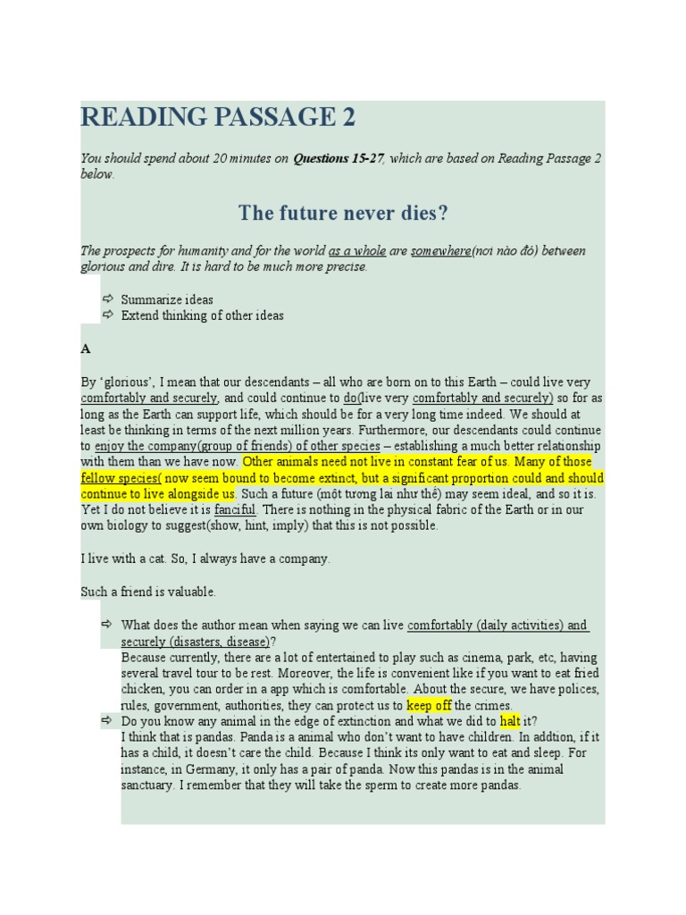 Reading Passage 2 | PDF