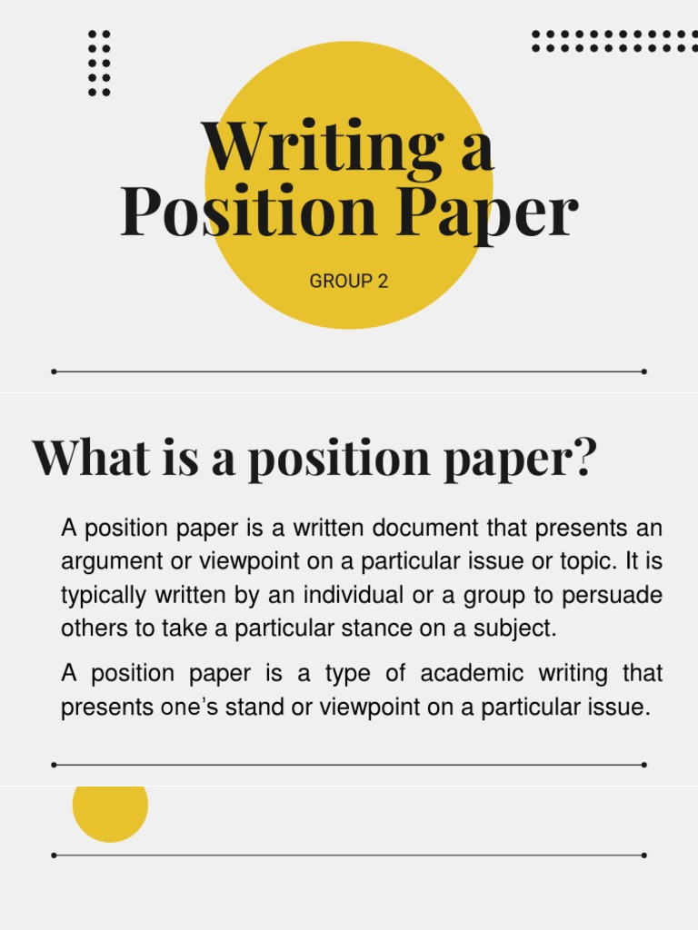 Eapp Position Paper | PDF | Argument | Evidence