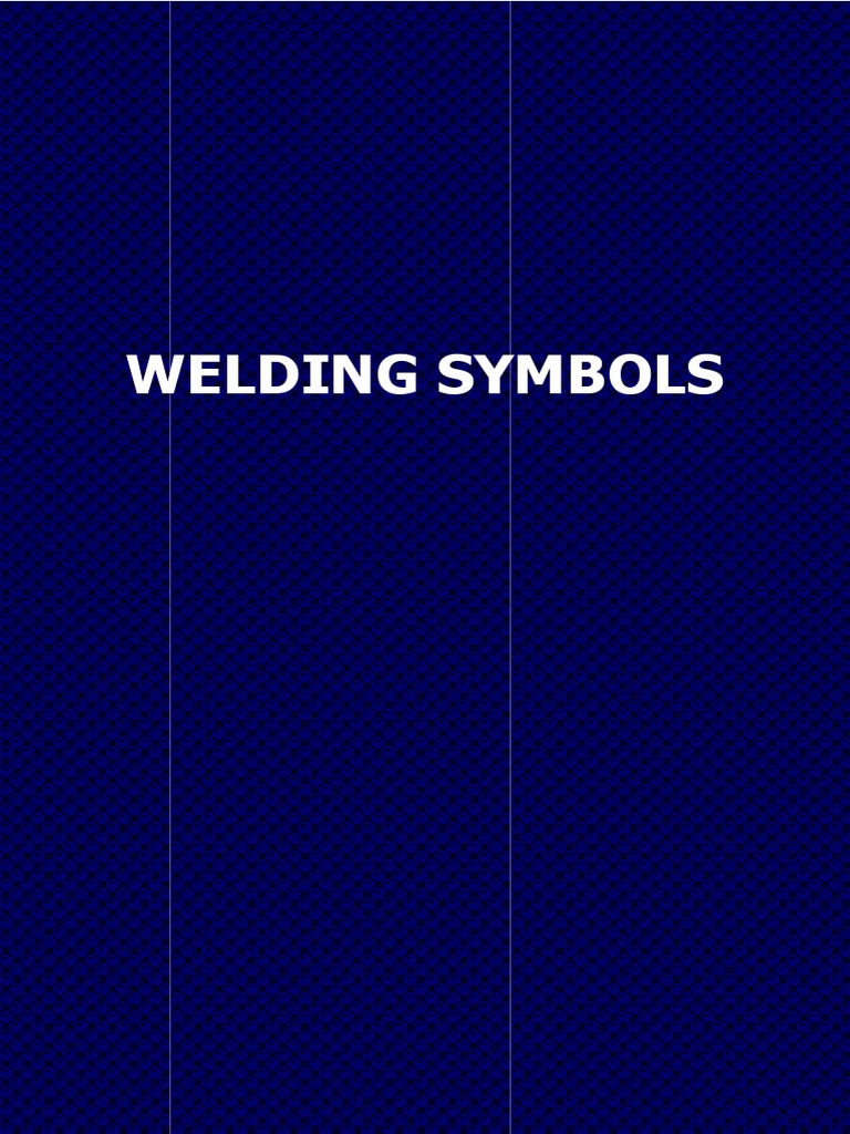 Grating Welding Symbols | PDF