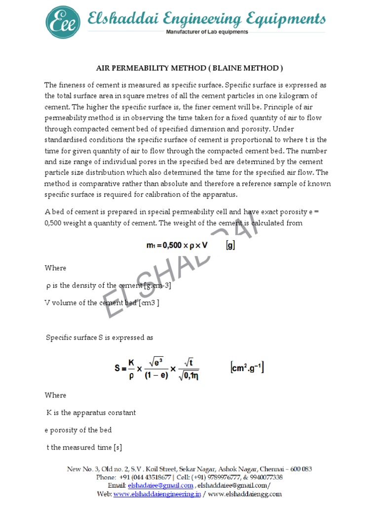 Air Permeability Method | PDF | Porosity | Permeability (Earth Sciences)