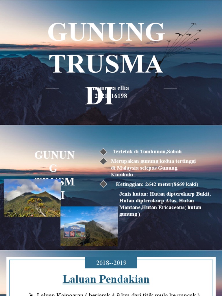 Gunung Trusmadi | PDF