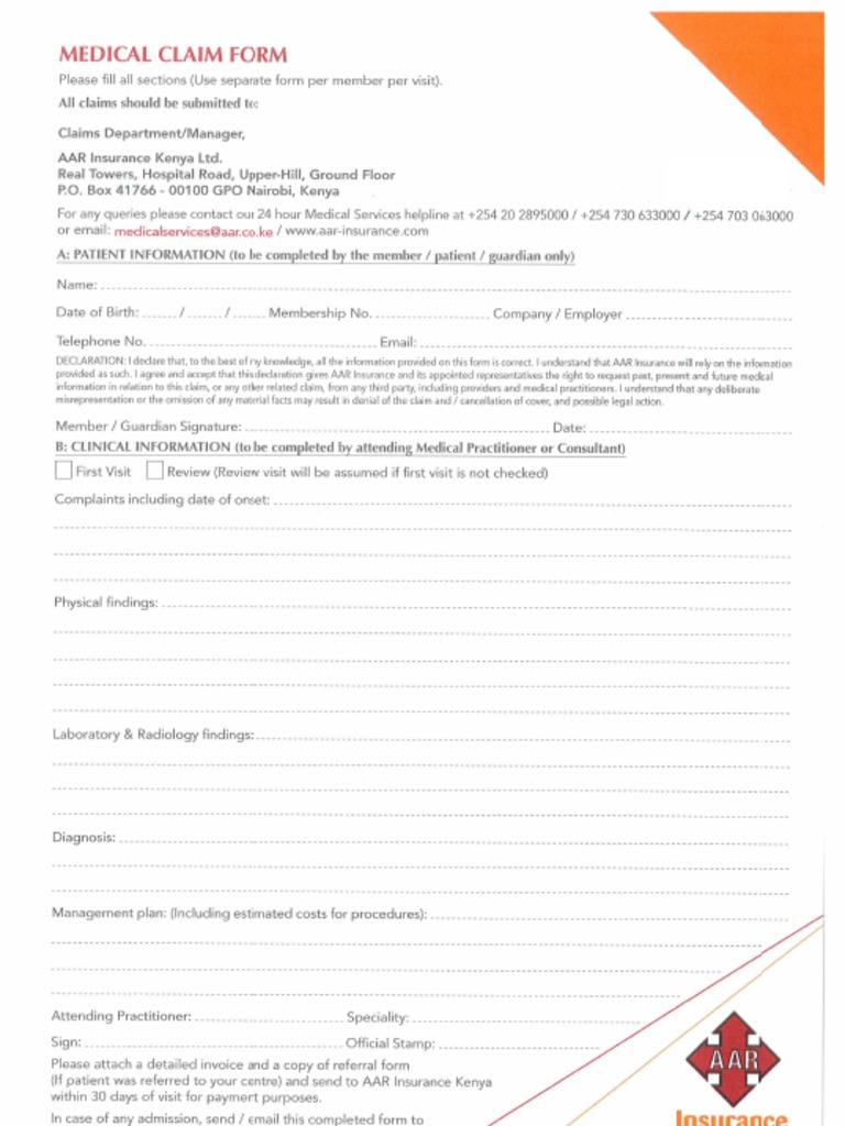 Op Claim Form Soft Copy 2022-1 | PDF